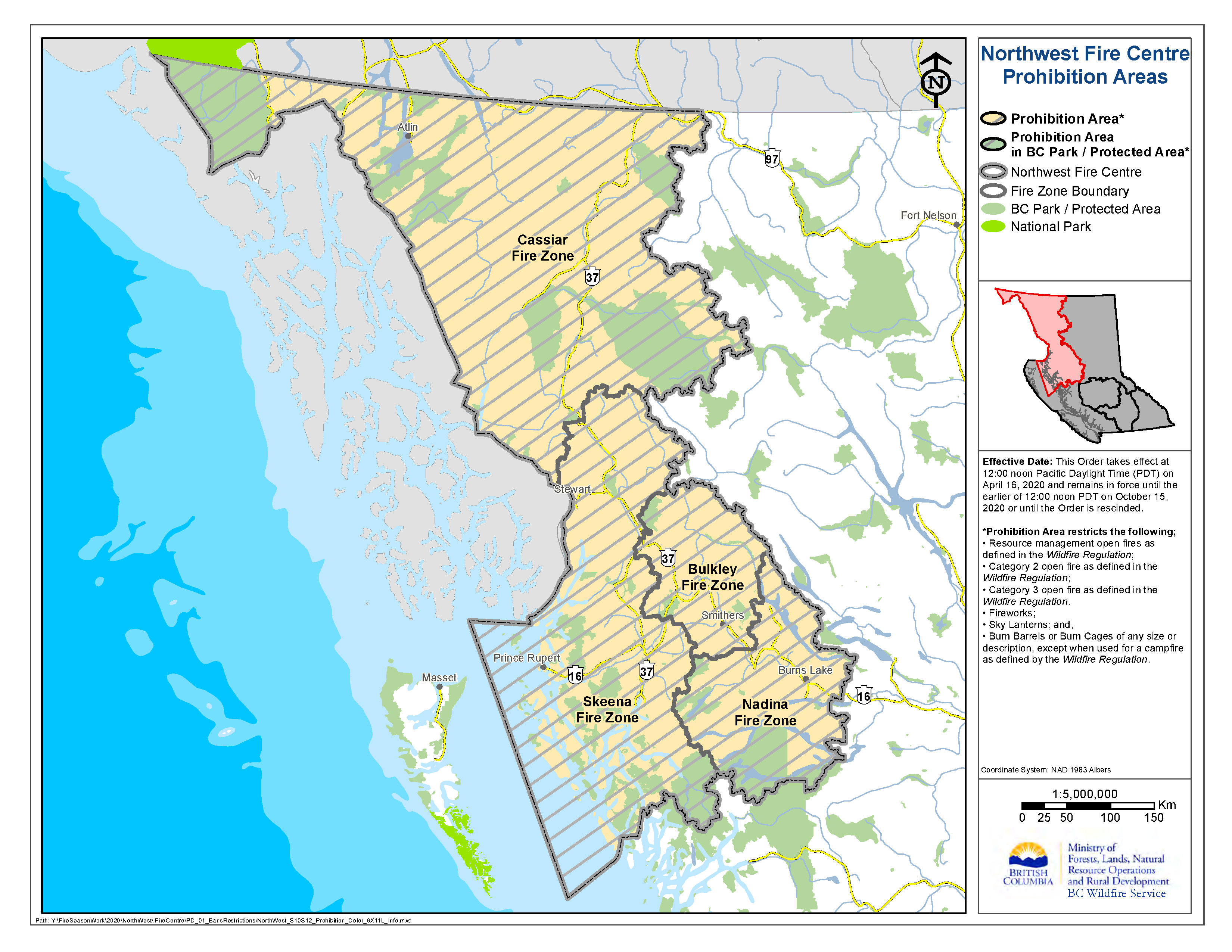 Fire Ban - District of New Hazelton